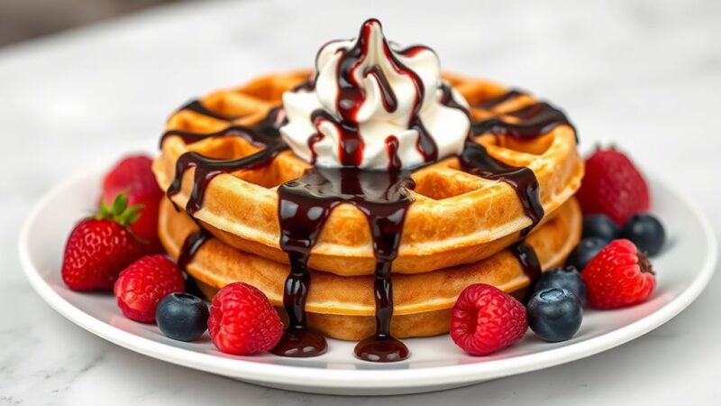 Using Waffles for Desserts - The Waffle Affair